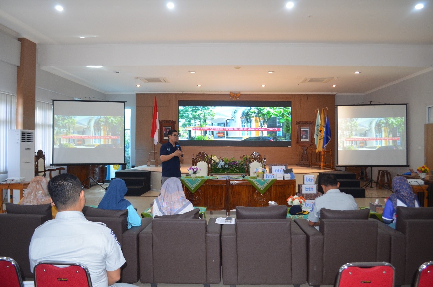 FIKes Unsoed berkomitmen mewujudkan kampus bebas asap rokok - Fakultas Ilmu-ilmu Kesehatan